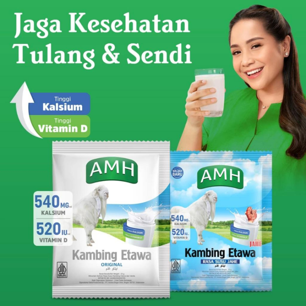 Etawa Goat Milk VANILLA Flavor AMH SACHET Packaging | Shopee Philippines