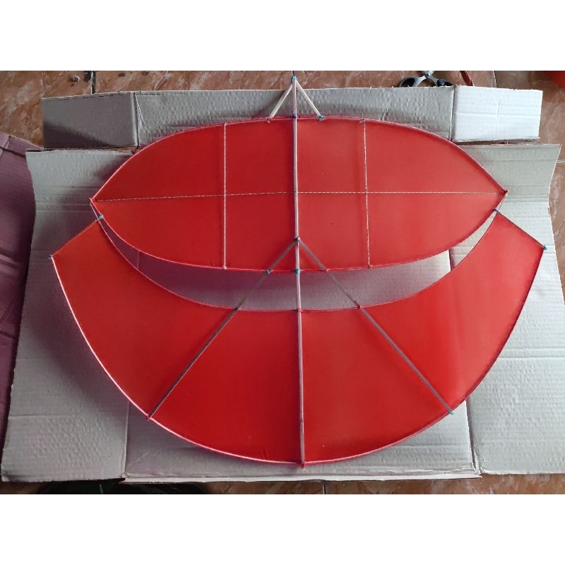 50cm mini gapangan kite, smooth and neat, sendaren bonus | Shopee ...