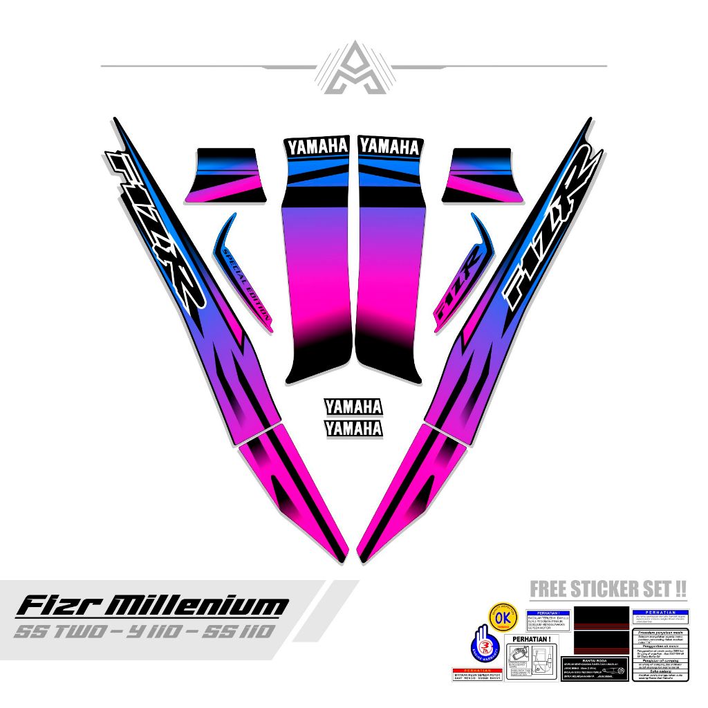 Striping F1ZR / MOTIF 29 / STICKER FIZR / Z / SS TWO / Y110 / SS 110 ...