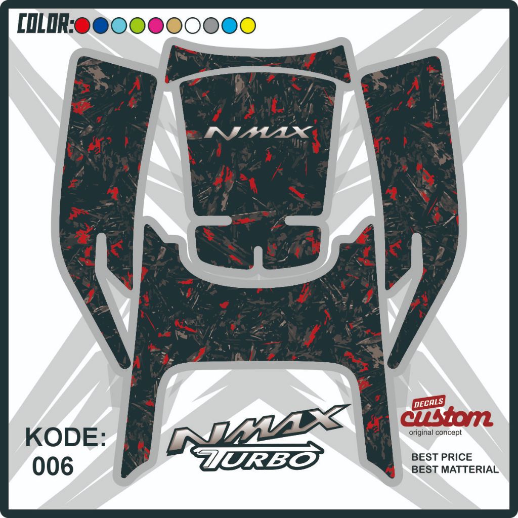 Tankpad TANKPAD TANK DECKPAD NMAX TURBO 155cc BLUE CORE NEW ENGINE/NMAX ...