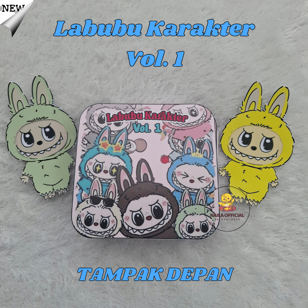 Paper Doll Children's Educational Toys Viral Series Labubu Vol. 1 Busy ...