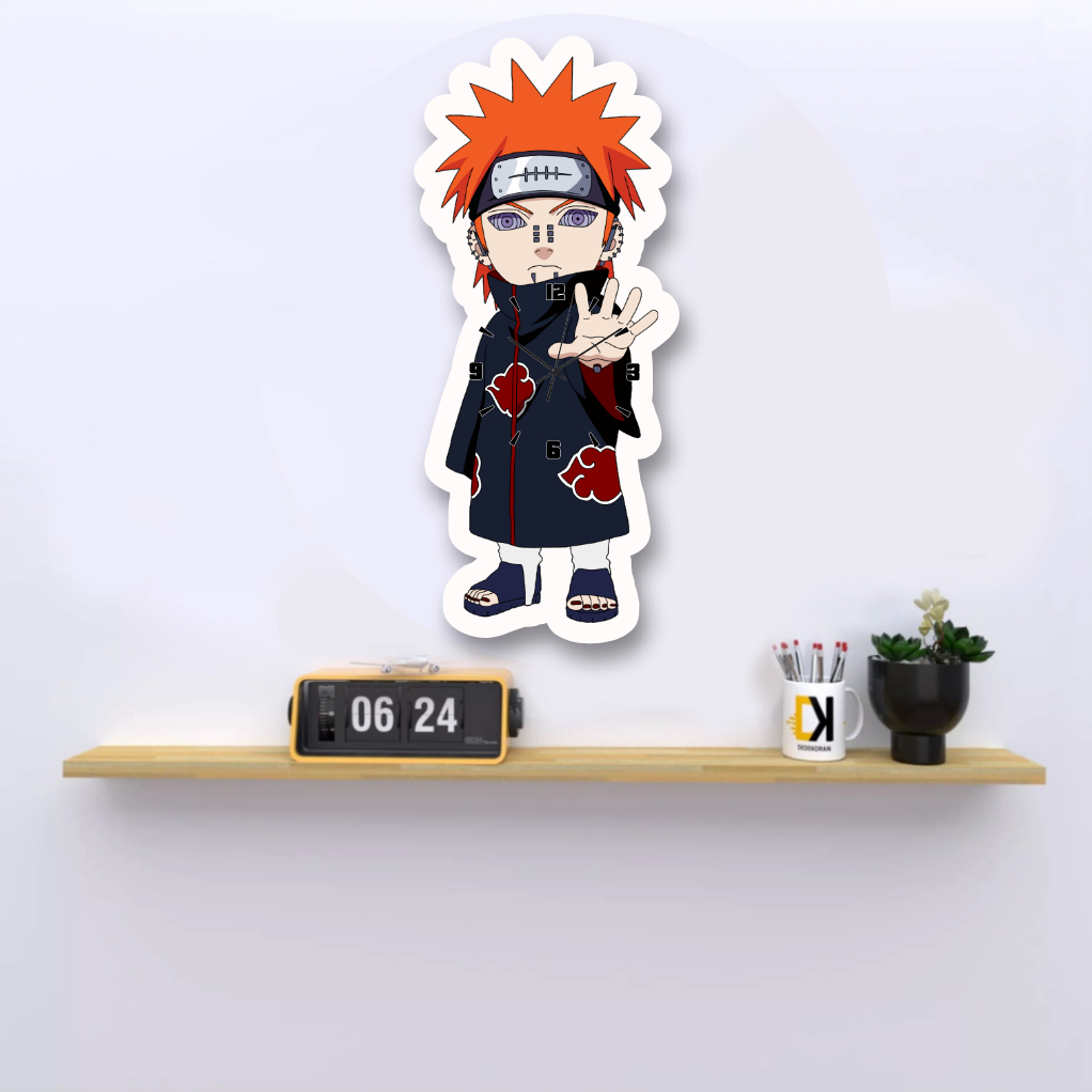 HIASAN DINDING Unique Wall Clock Aesthetic LED Home Decor Room Wall ...