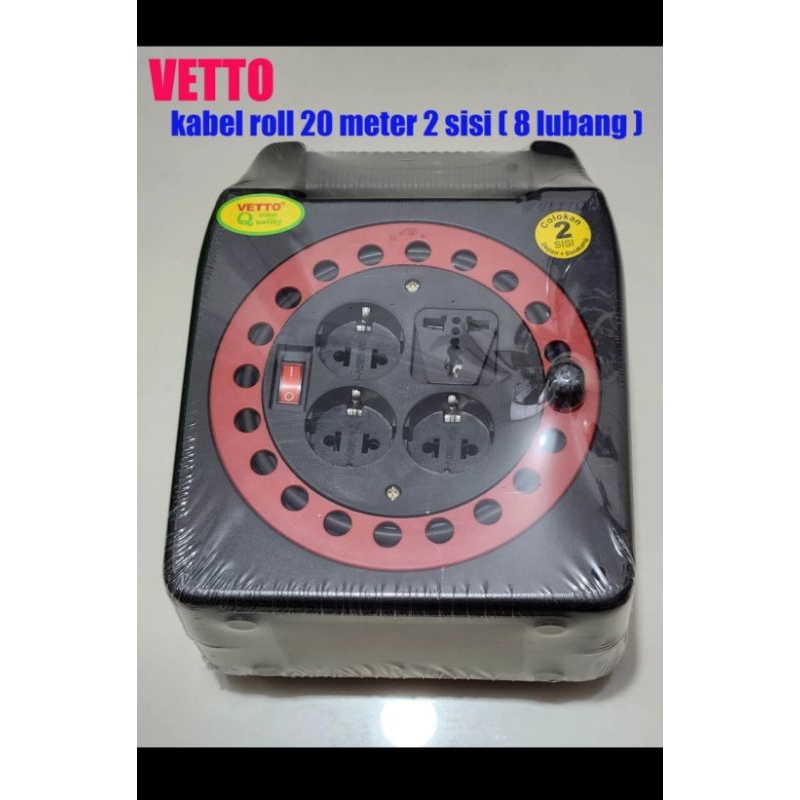 Cable Roll/VETTO Cable Box 8 holes 20 meters 2 Sides+Swicth 3 Holes ...