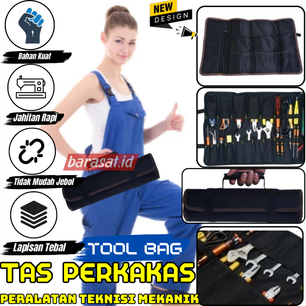 Roll Bag Mechanical Tool Bag Anti-Breakage Tool Bag Strong Material ...