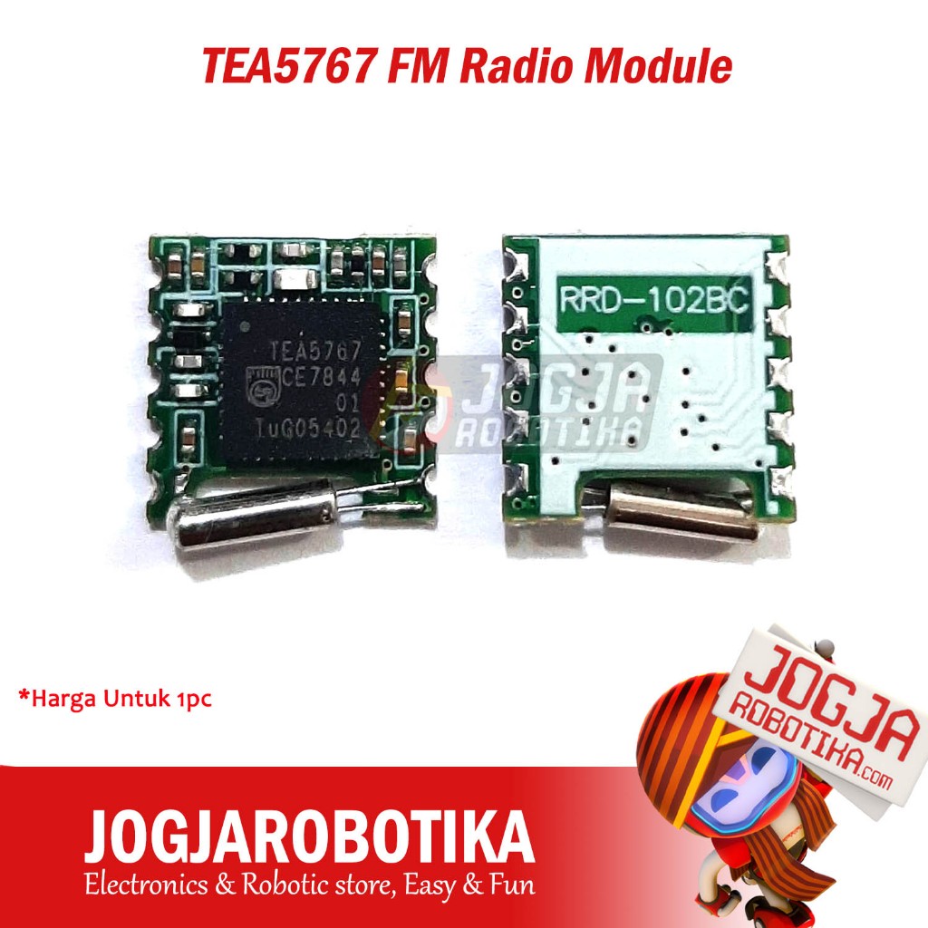TEA5767 Stereo Radio Receiver Module FM Chip I2C Interface for Arduino ESP8266 ESP32 | Shopee ...