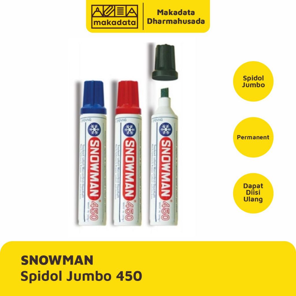 SNOWMAN PERMANENT JUMBO MARKERS 450 (1PCS) | Shopee Philippines