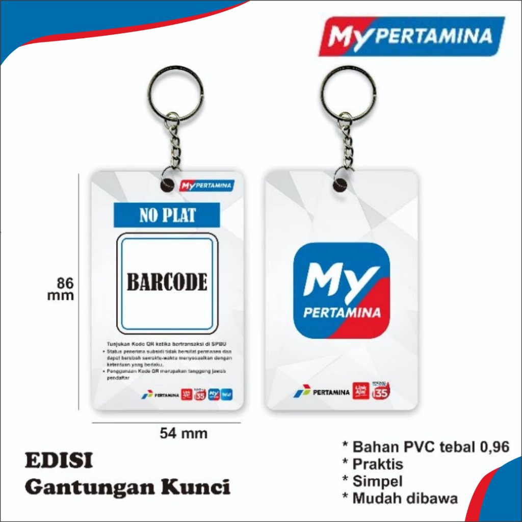 Print MY PERTAMINA Card PVC Material | Shopee Philippines