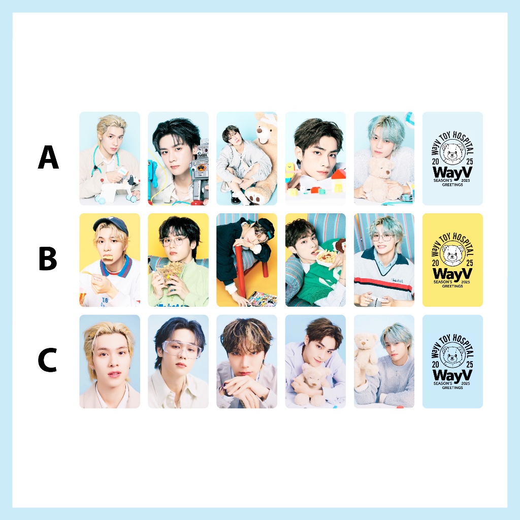 Wayv 2025 SEASON'S GREETINGS PHOTOCARD SET | Hendery KUN TEN XIAOJUN ...