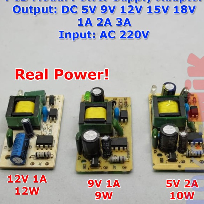 Only Here Shopping Is Easier PCB Power Supply Adapter Module DC 5V 9V ...