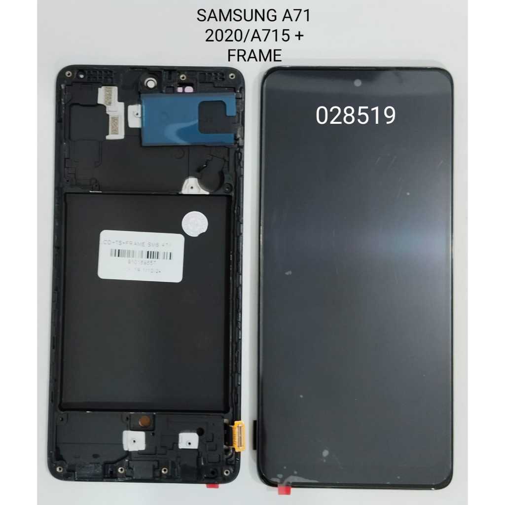 Lcd+frame SAMSUNG A71 2020/A715 BLACK OLED 6.36" SMILE | Shopee Philippines