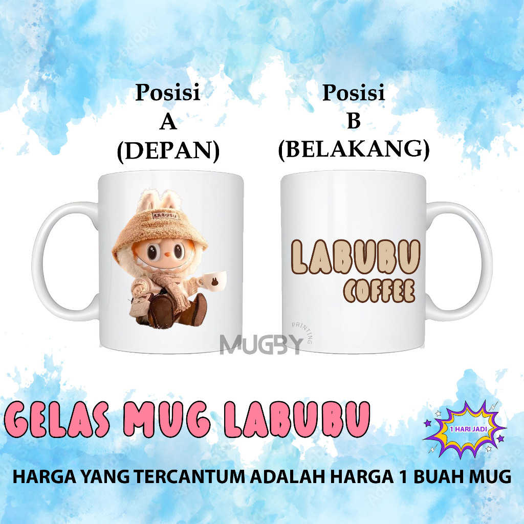 Custom LABUBU MUG / LABUBU MUG / LABUBU SOUVENIR / LABUBU COFFEE ...