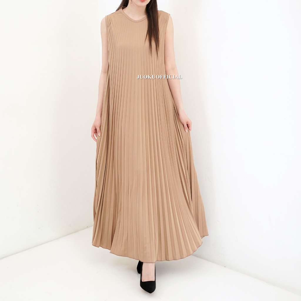 Inner Maxi Dress/Long Dress Polos/Inner/Dress/Dress/Inner Pleated Dress ...