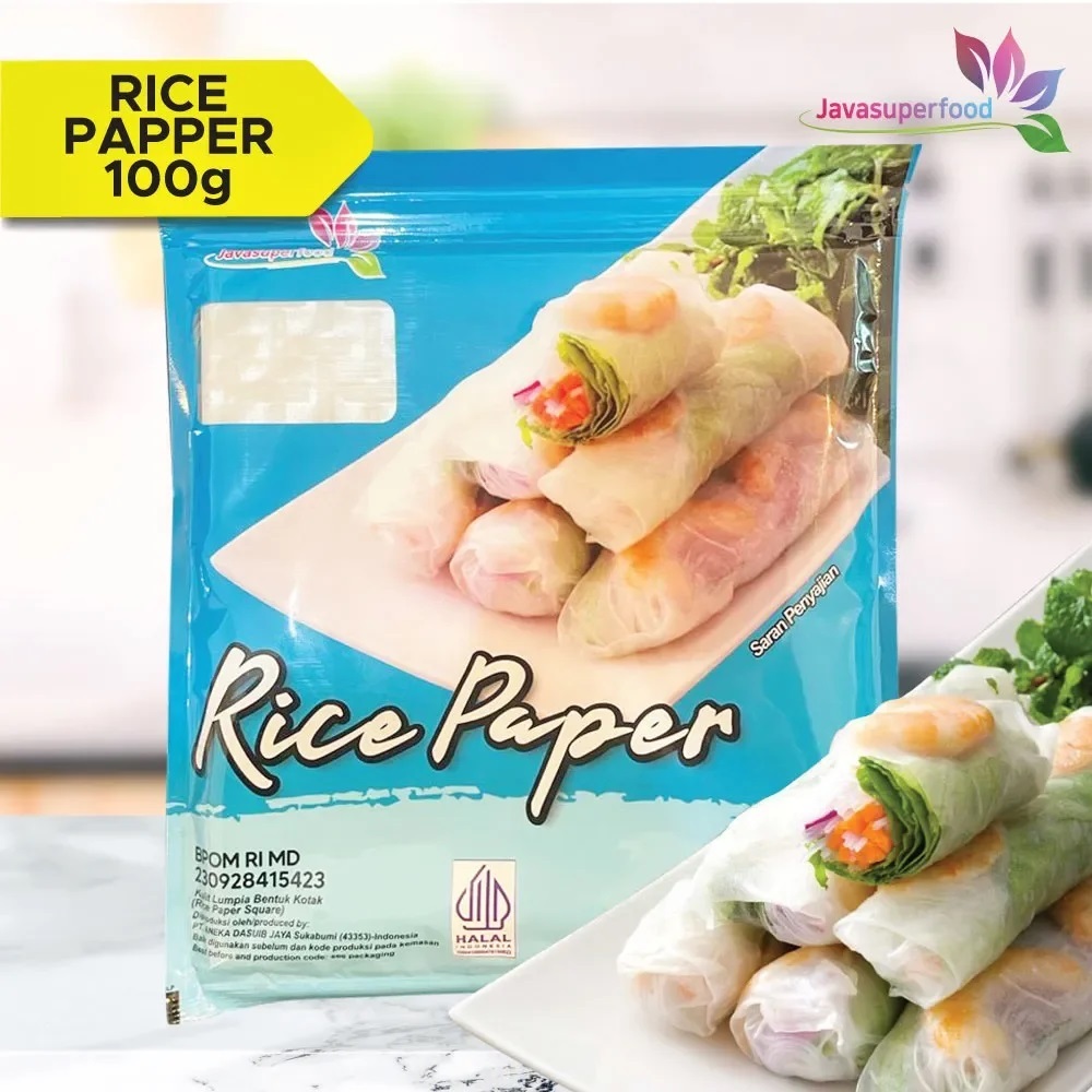 Java Superfood Rice Paper Box 100gr Contents 10 Sheets - Vietnamese ...