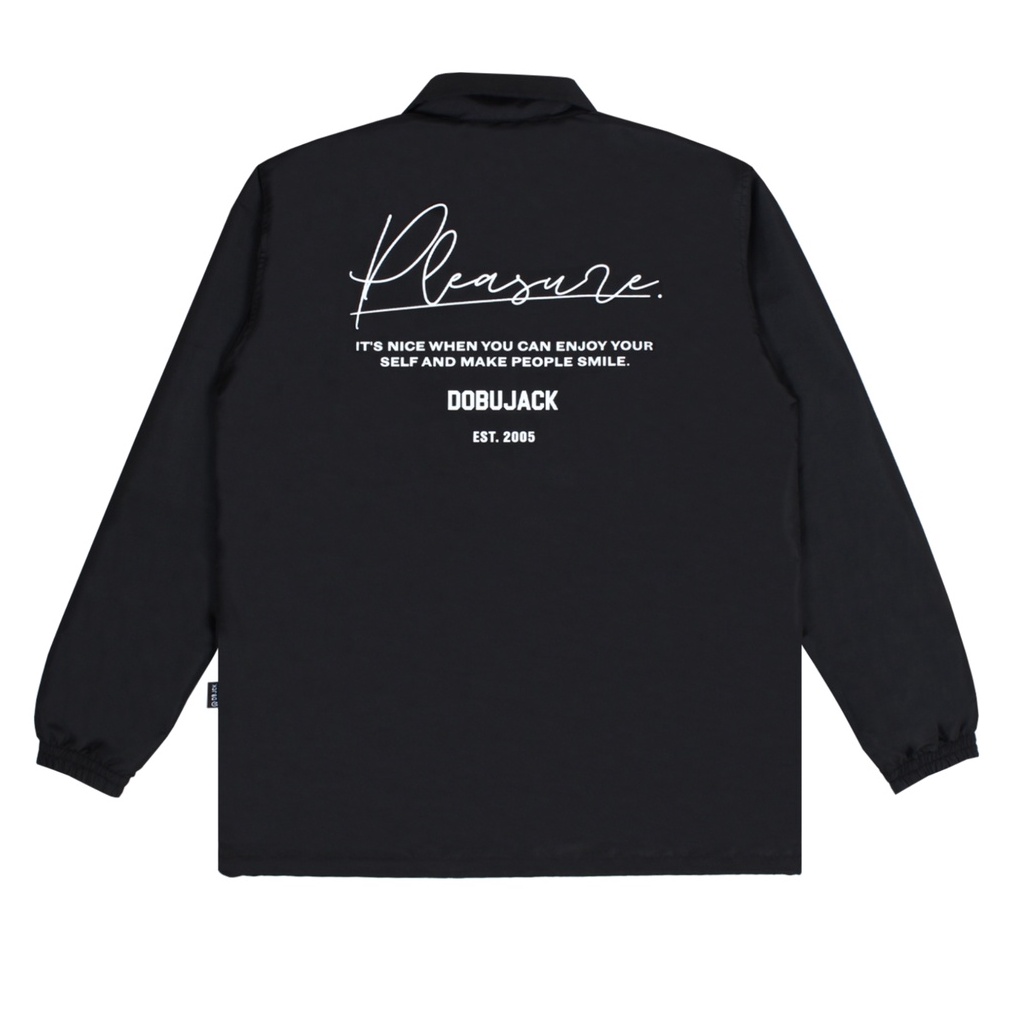 Dobujack Coach Jacket People Black CODE G1G3 | Shopee Philippines
