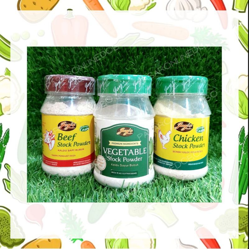 Stock Powder Jays / Powdered broth for vegetables, beef and chicken ...