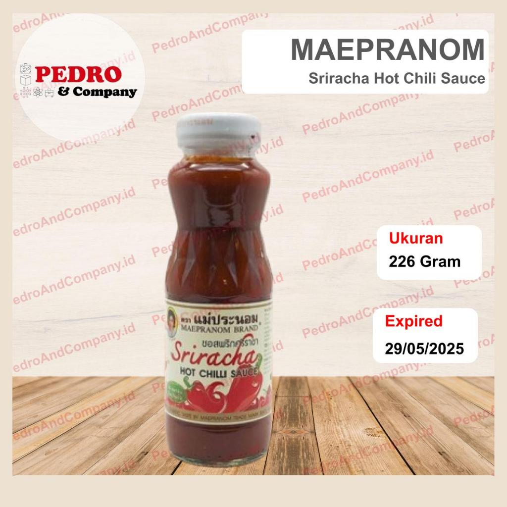 Maepranom Sriracha Hot Chilli Sauce 226 grams Thai chili Sauce | Shopee ...