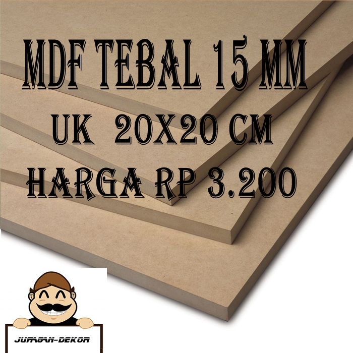 15mm thick mdf board measuring 20x20cm | Shopee Philippines