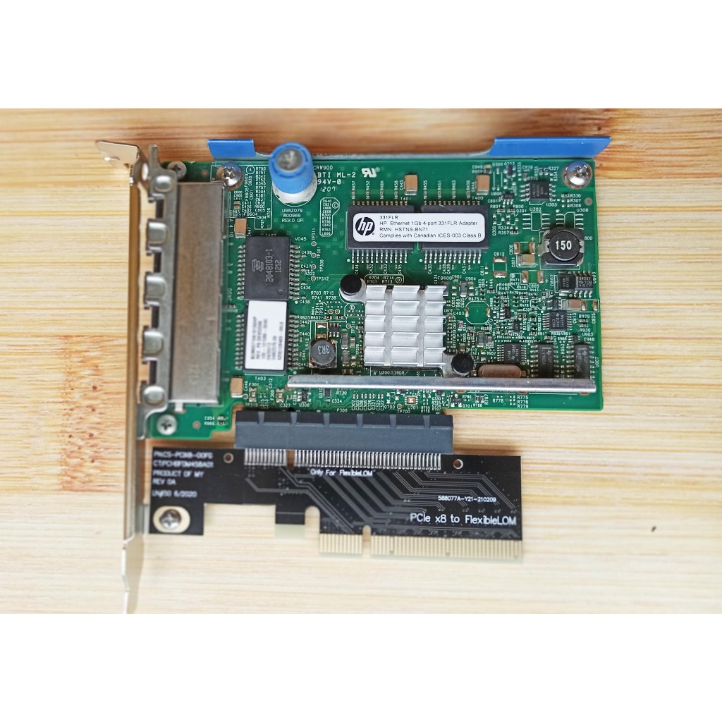 Lan Card hp 331flr hp-331-flr hp-331flr broadcom HPE Ethernet 4 ports ...