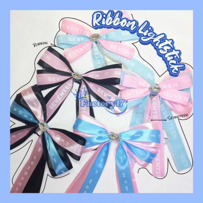 Ribbon Lightstick | Seventeen Lightstick Ribbon | Caratbong Ribbon ...