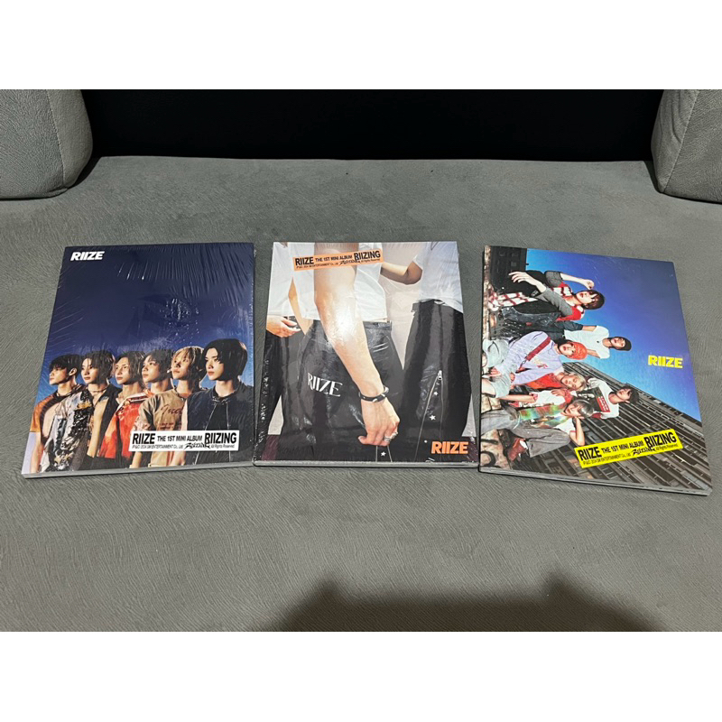 Sealed Album RIIZE - The 1st Mini Album "riizing" boom boom bass, impossible, riizing day ver ...