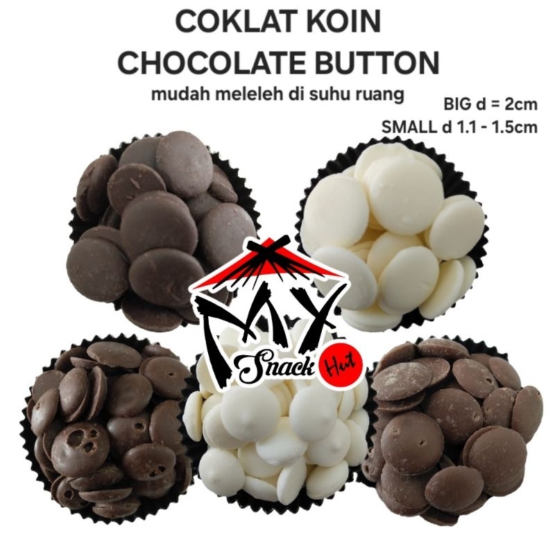 Coin CHOCOLATE 100GR CHOCOLATE BUTTONS COLATTA CHOCOBITZ CHOCOLATE ...