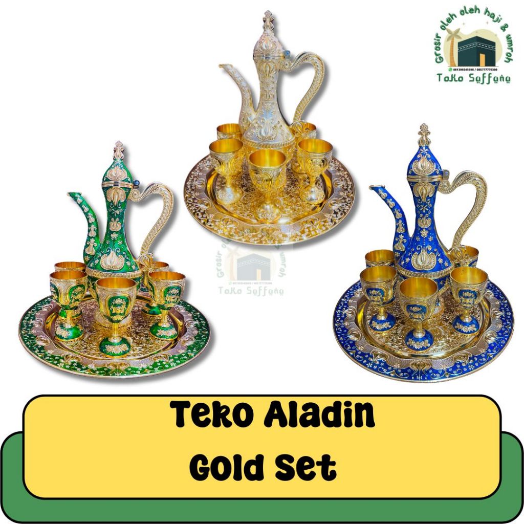 By BY HAJI AND UMROH 1 SET ALADIN TEKO KHAS SAUDI ARABIA TEKO I TEKO ...