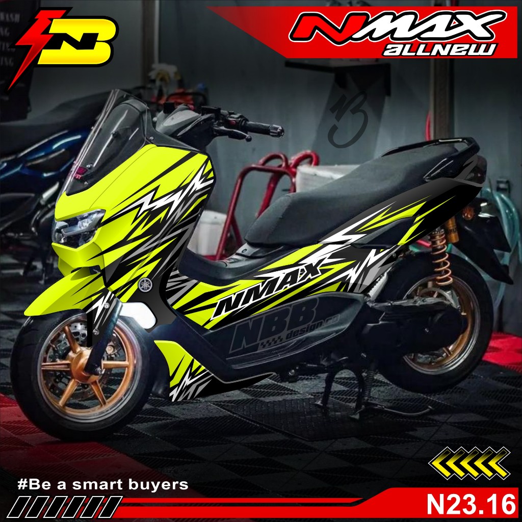 Decal Sticker Yamaha Nmax New 2020 2021 2022 2023 Full Body Fullblok ...