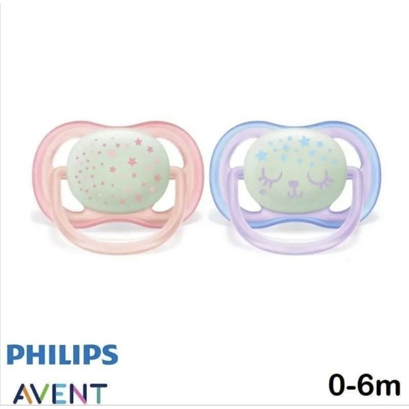 Philips AVENT ULTRA AIR NIGHTTIME CONTAINS 2|Empeng | Shopee Philippines