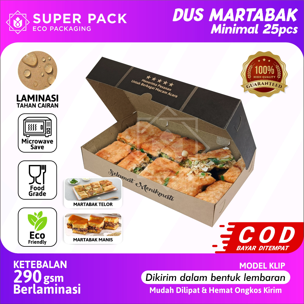 Sweet and Salty Martabak Packaging Boxes Wholesale Food Cake Boxes ...