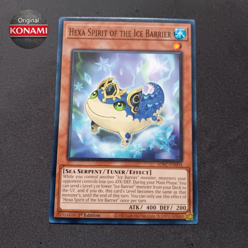 Yugioh Card Hexa Spirit Of The Ice Barrier Common Tuner | Shopee ...