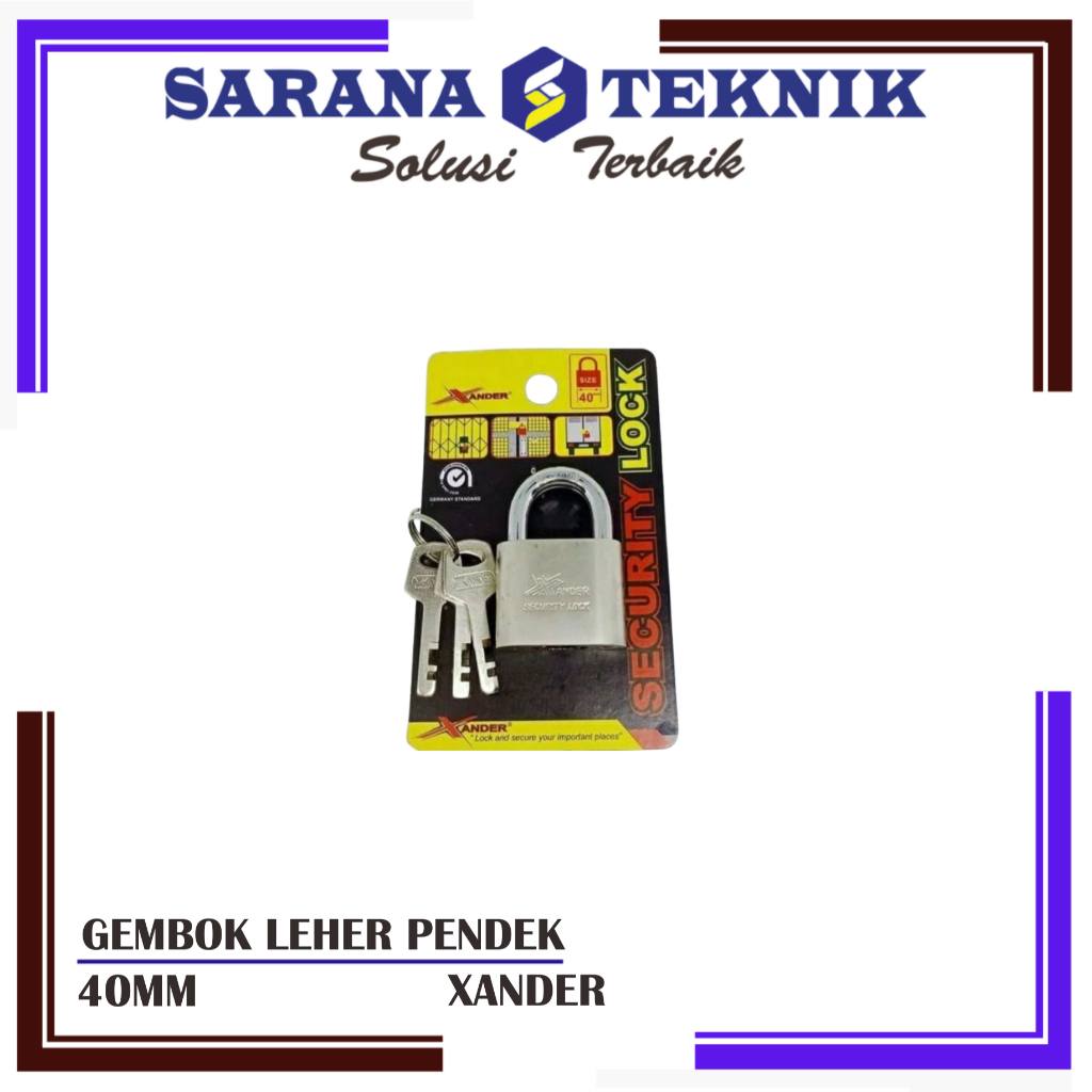 XANDER 40MM SHORT NECK PADLOCK (HOME FENCE JACK) | Shopee Philippines