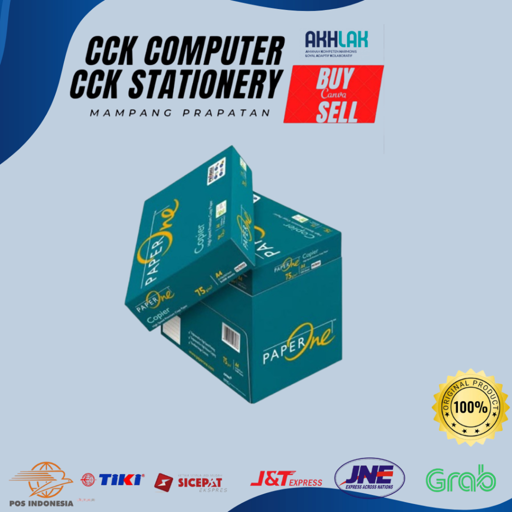 PAPER ONE 80GR A4 F4 PHOTOCOPY PAPER/ PRINT PAPER/ PAPER ONE | Shopee ...
