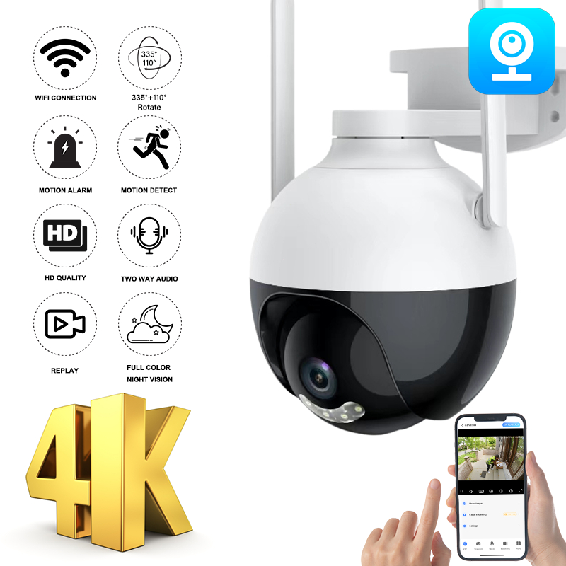 HP Cctv V380 Pro cctv without wifi can connect cellphone 2-Way outdoor ...