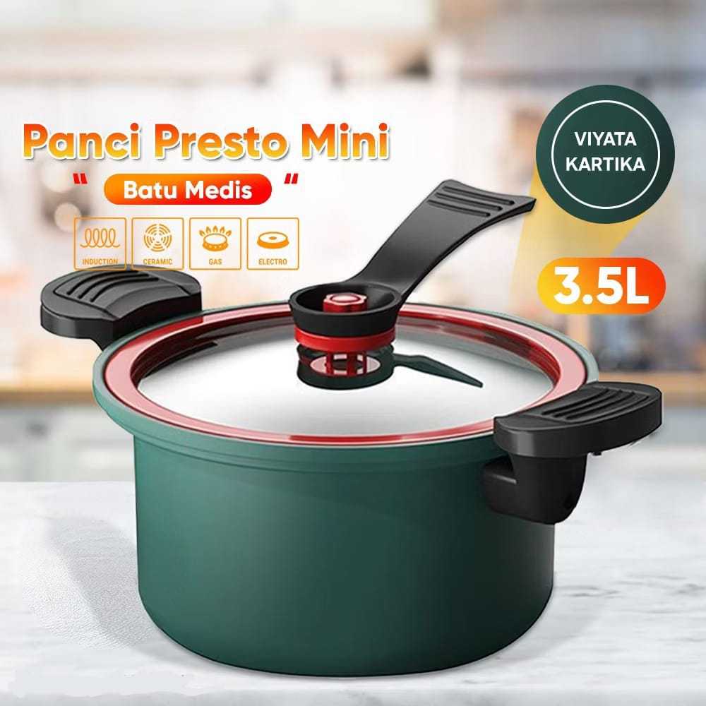 3.5l Pressure Cooker Non-Stick Teflon Material - Multi-Purpose Pressure ...