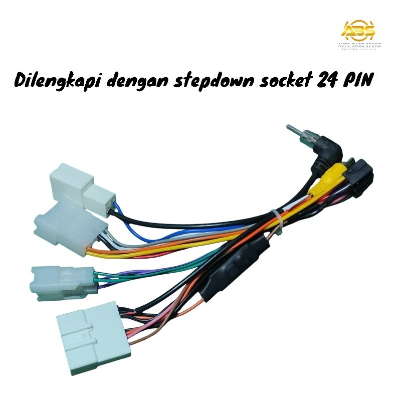Toyota Android Head Unit Socket with 24 PIN Camera stepdown | Shopee ...