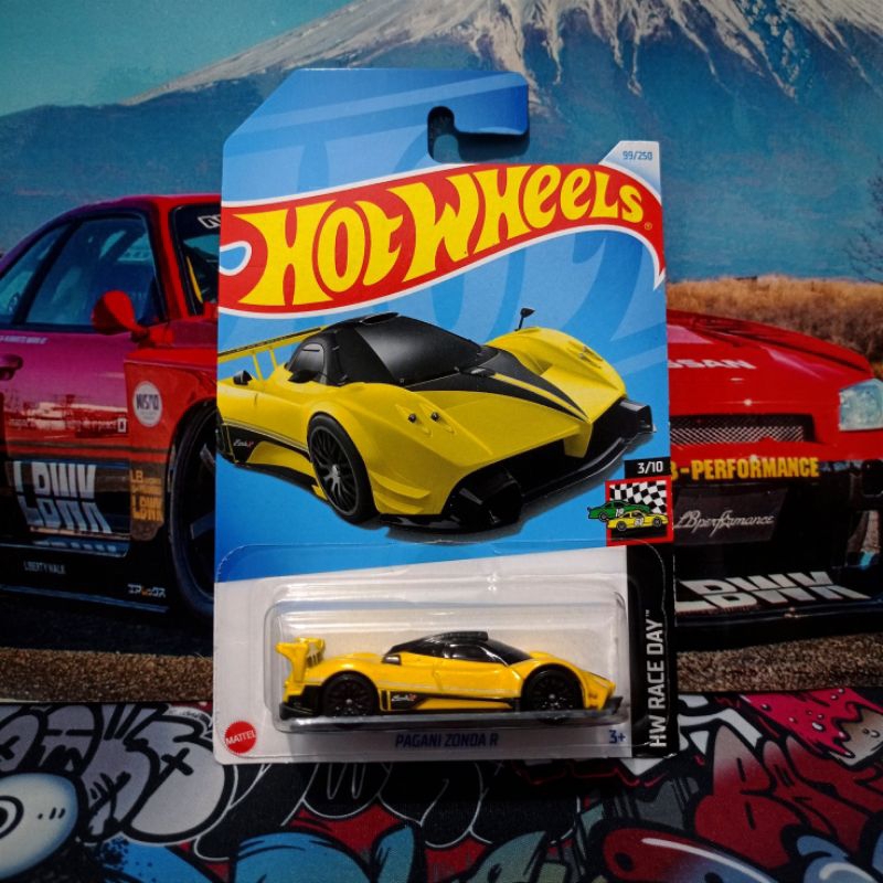 Hot Wheels Pagani Zonda R Yellow (Must Buy Extra Packing) | Shopee ...