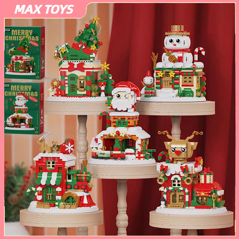 Max TOY Nano Blocks Series Christmas 3D Model Toys Building Blocks ...