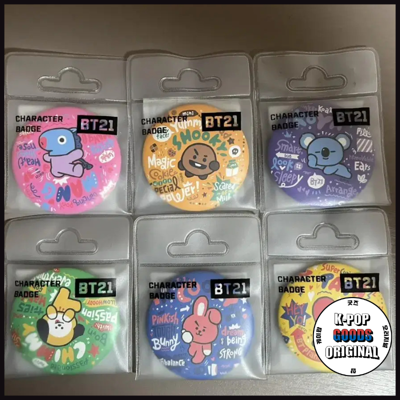 Bt21 Character Badge | Shopee Philippines