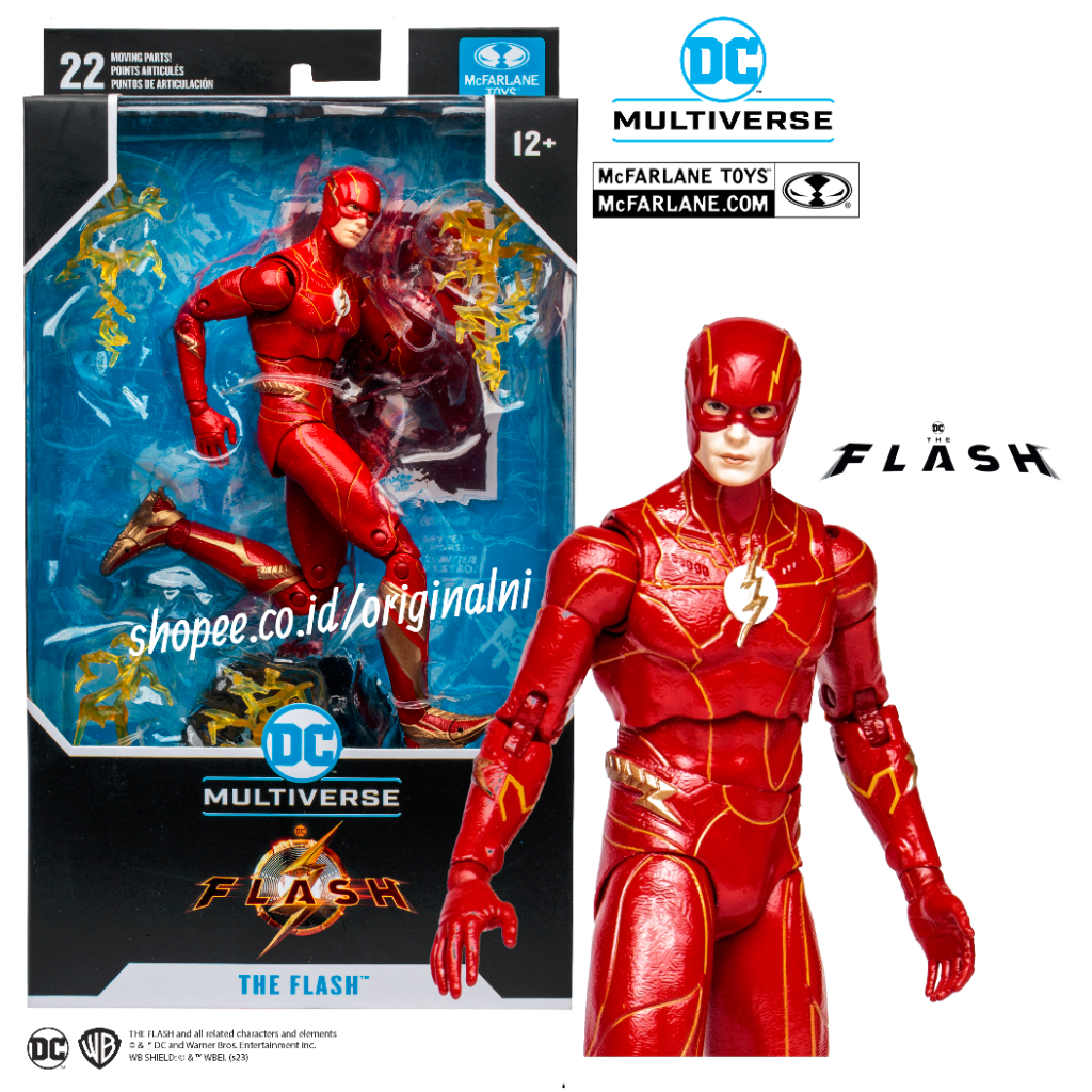The Flash Mcfarlane Action Figure The Flash Comic Original | Shopee ...