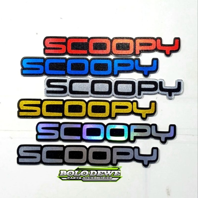 3D scoopy emblem, honda scoopy emblem logo badge | Shopee Philippines