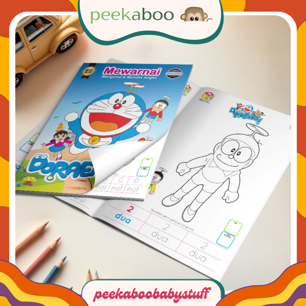 FULL COLOR COLORING BOOK (FC) A5 - DORAEMON - FC || FULL COLOR BOOK FOR ...