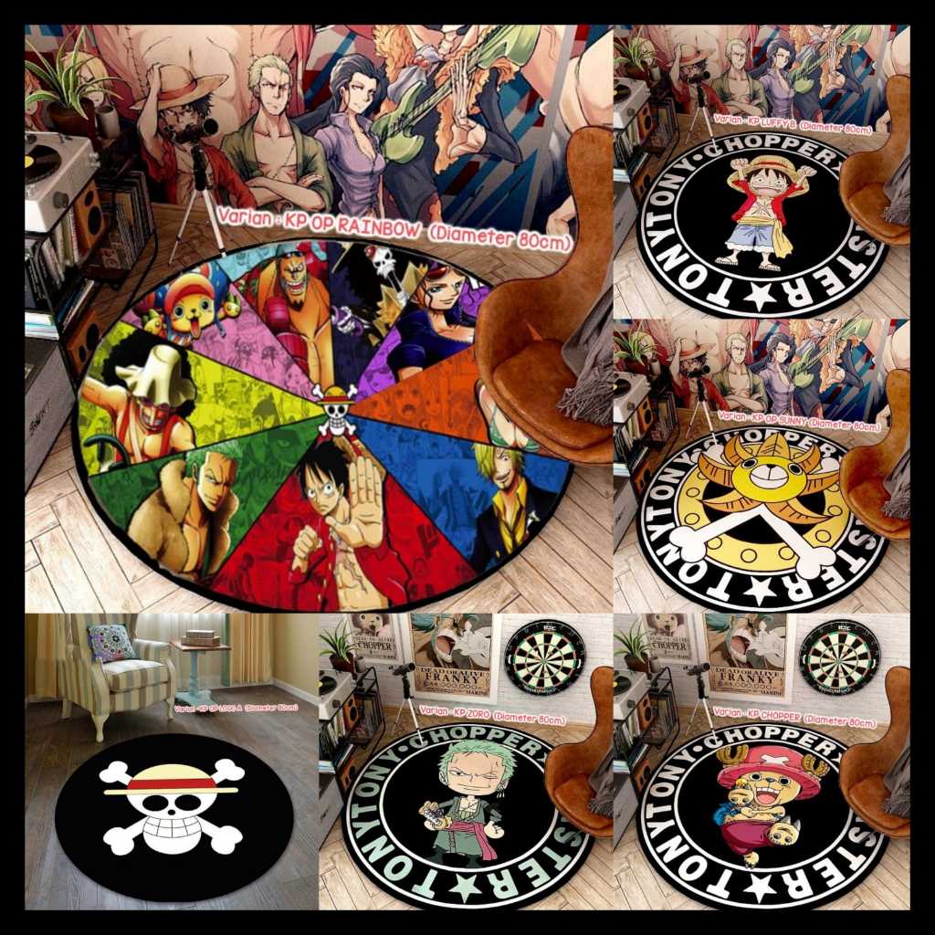 Hs - ONE PIECE ROUND CARPET | Mickey GUNDAM LONG CARPET | Character ...