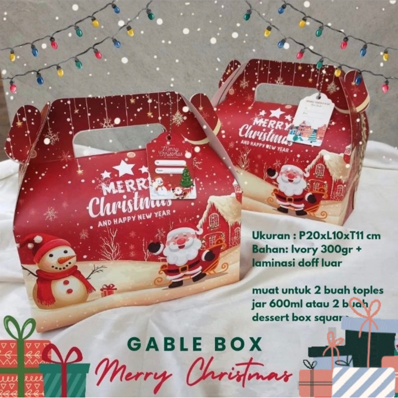 Christmas Gable Box / Merry Christmas ~ FROZEN FOOD PLASTIC GALLERY ...