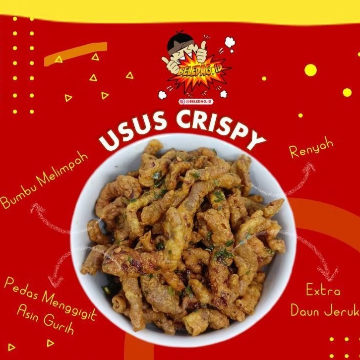 Beledagid crispy chicken intestines packaged 55g | Shopee Philippines