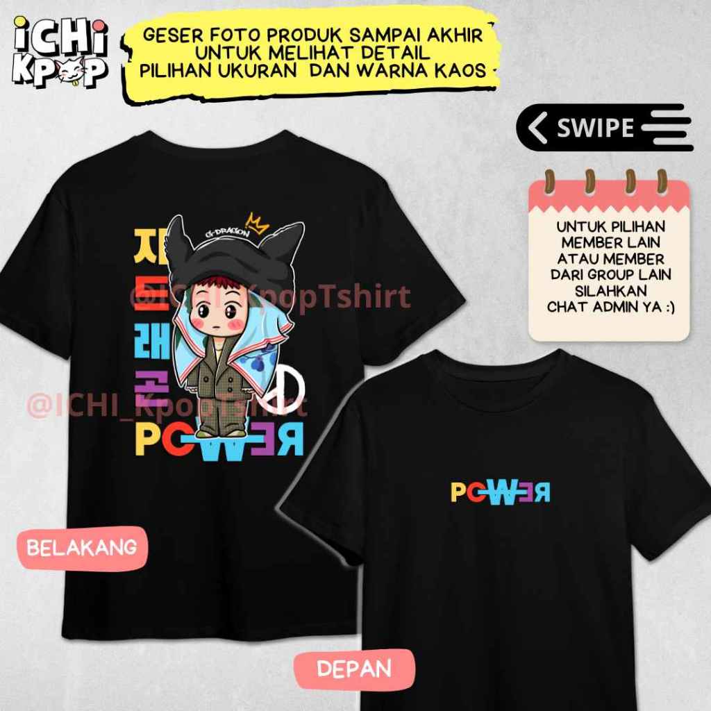 G-dragon GD BIGBANG kpop fanart korean idol VIP t-shirt | Shopee ...