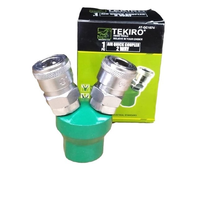 TEKIRO QUICK COUPLER 2 WAY WATER BRANCH 2 WAY WIND HOSE CONNECTION ...