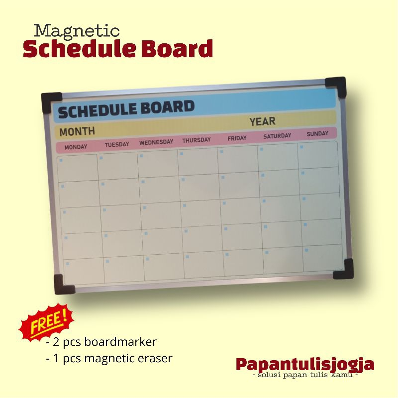 Schedule Board | Schedule Whiteboard | Data Whiteboard | Magnetic ...