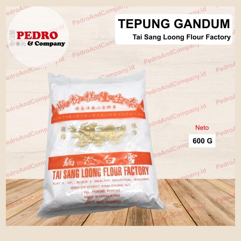 Wheat starch/ Wheat flour/ mien tang/ tai sang loong flour (600 gr ...