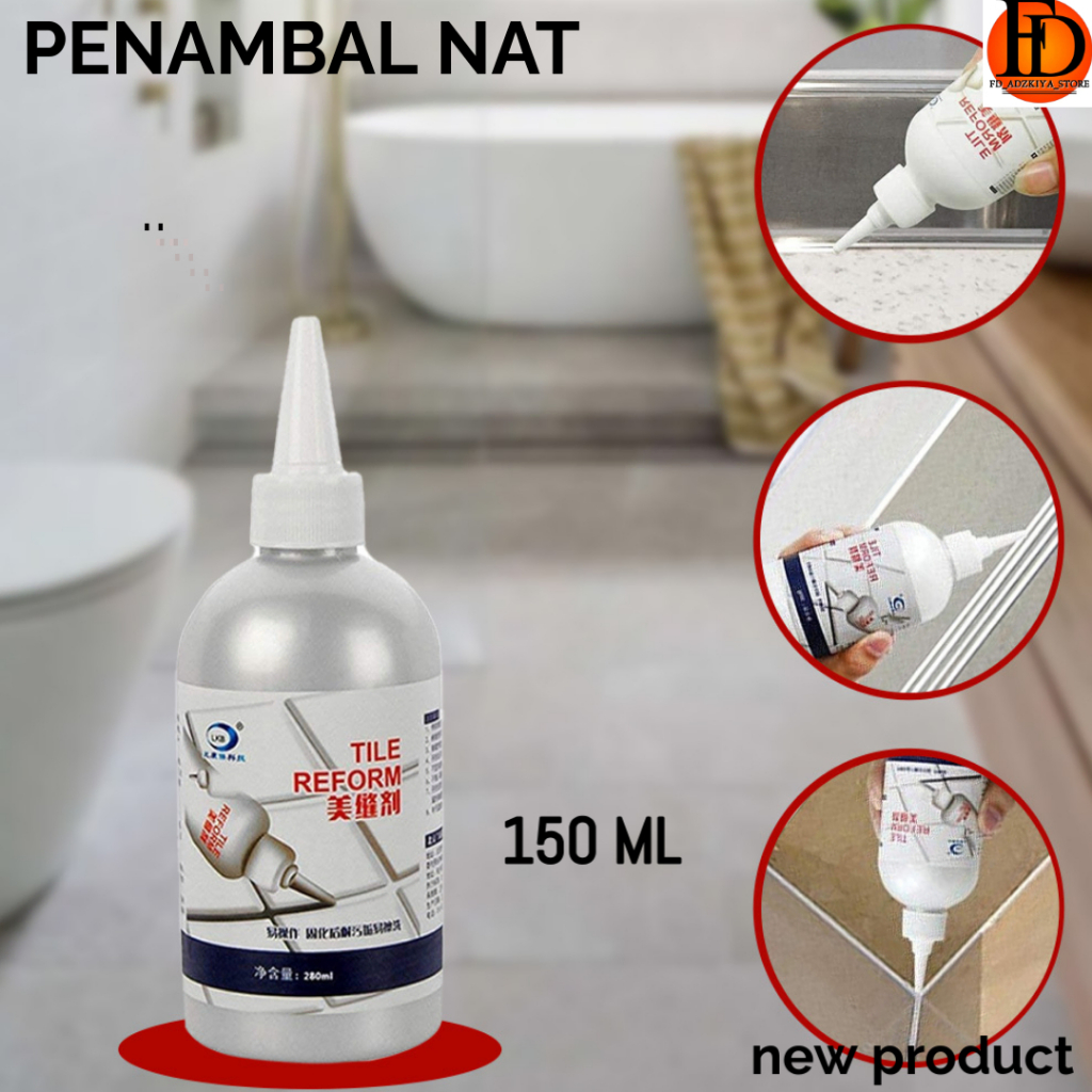 HITAM Tile Gap Coating Glue, Ceramic Grout, Floor, Bathroom, Waterproof ...
