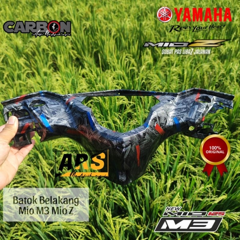 MERAH Rear Shell of Mio M3 Mio Z 125 Carbon WTP with Red and Blue ...